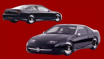 Z32 FAIRLADY Z BLACK×METAL サイドスカート（2by2用） | Autostyle