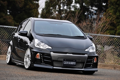 アクア NHP10 前期 タイプユーロ フロントバンパー ヘッドウォッシャー無し LED穴有り仕様 | Autostyle