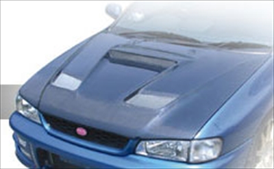 IMPREZA GC8（D型～） COOLING BONNET 専用ﾀﾞｸﾄｶﾊﾞ-付き・（ノーマルエアガイド装着可） | Autostyle